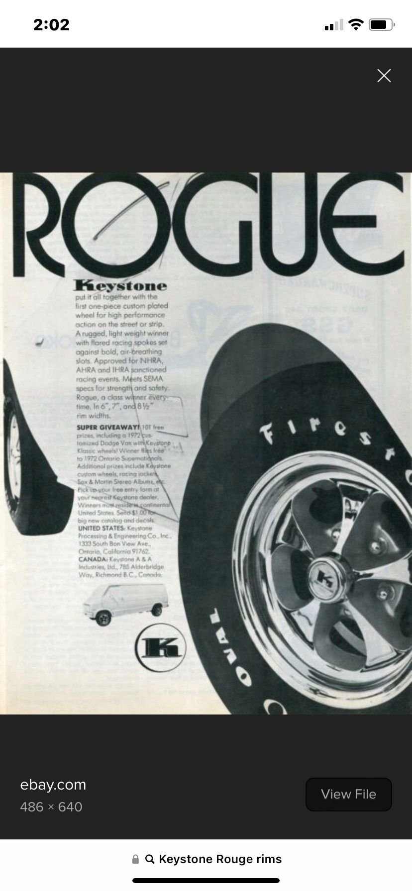 Looking for 4 15” SS rims for Cutlass or 14” Keystone Rogue ...