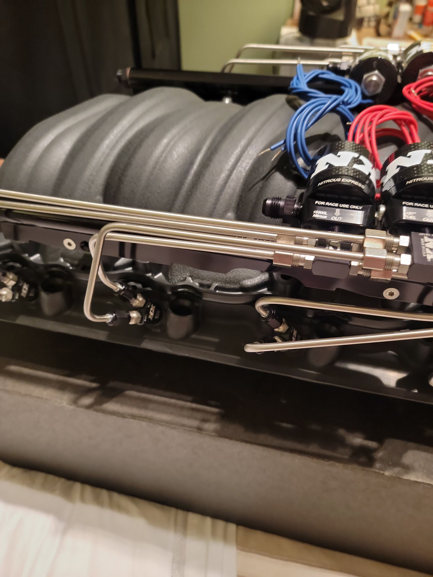 NitrousExpress Fast Intake Plumbed for Direct Port Nitrous ls1 ...