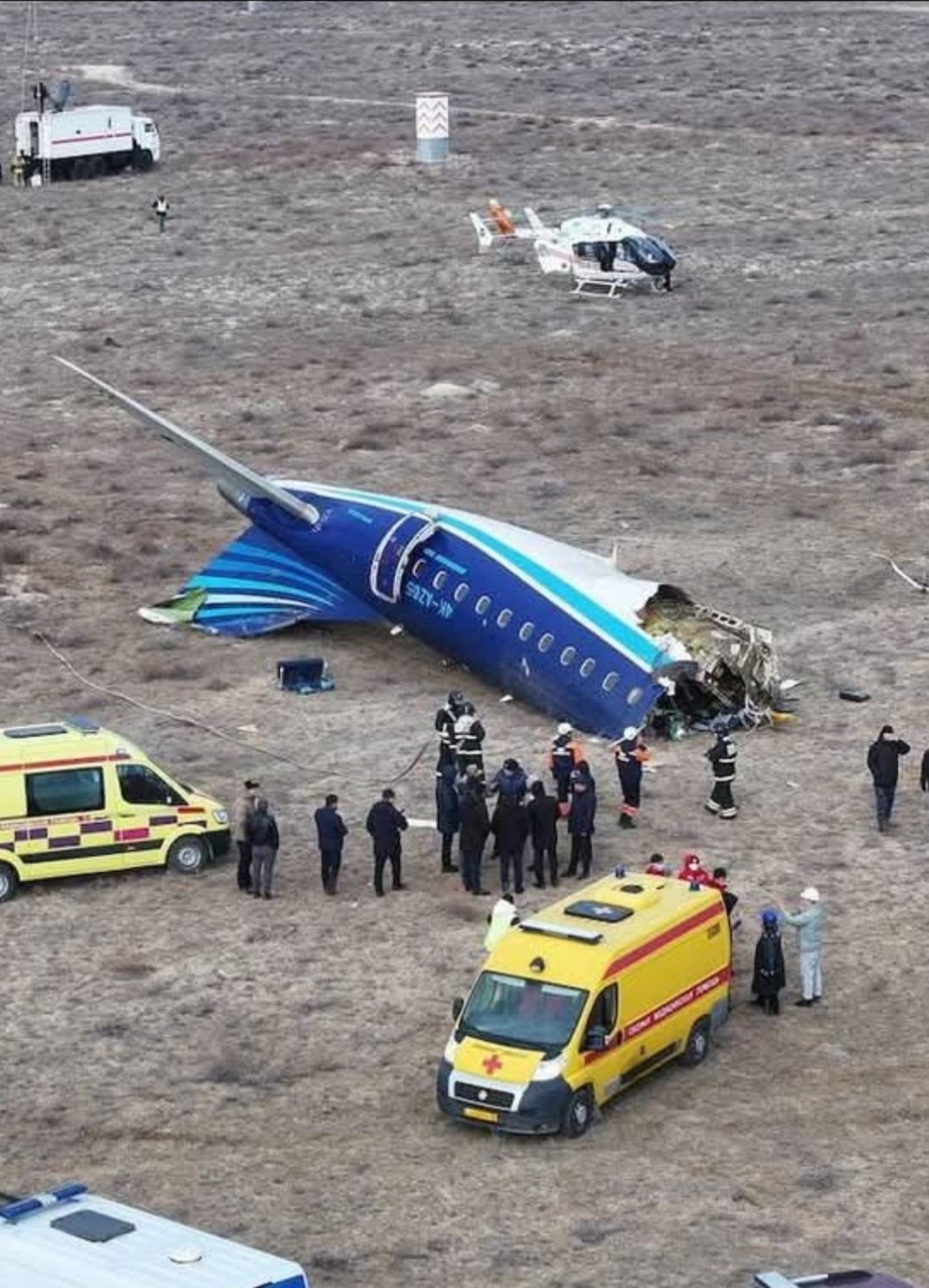 PPRuNe Forums - Azerbaijan Airlines down near Aktau airport