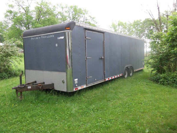28 ft Pace enclosed car trailer for Sale in HEBRON, OH | RacingJunk ...