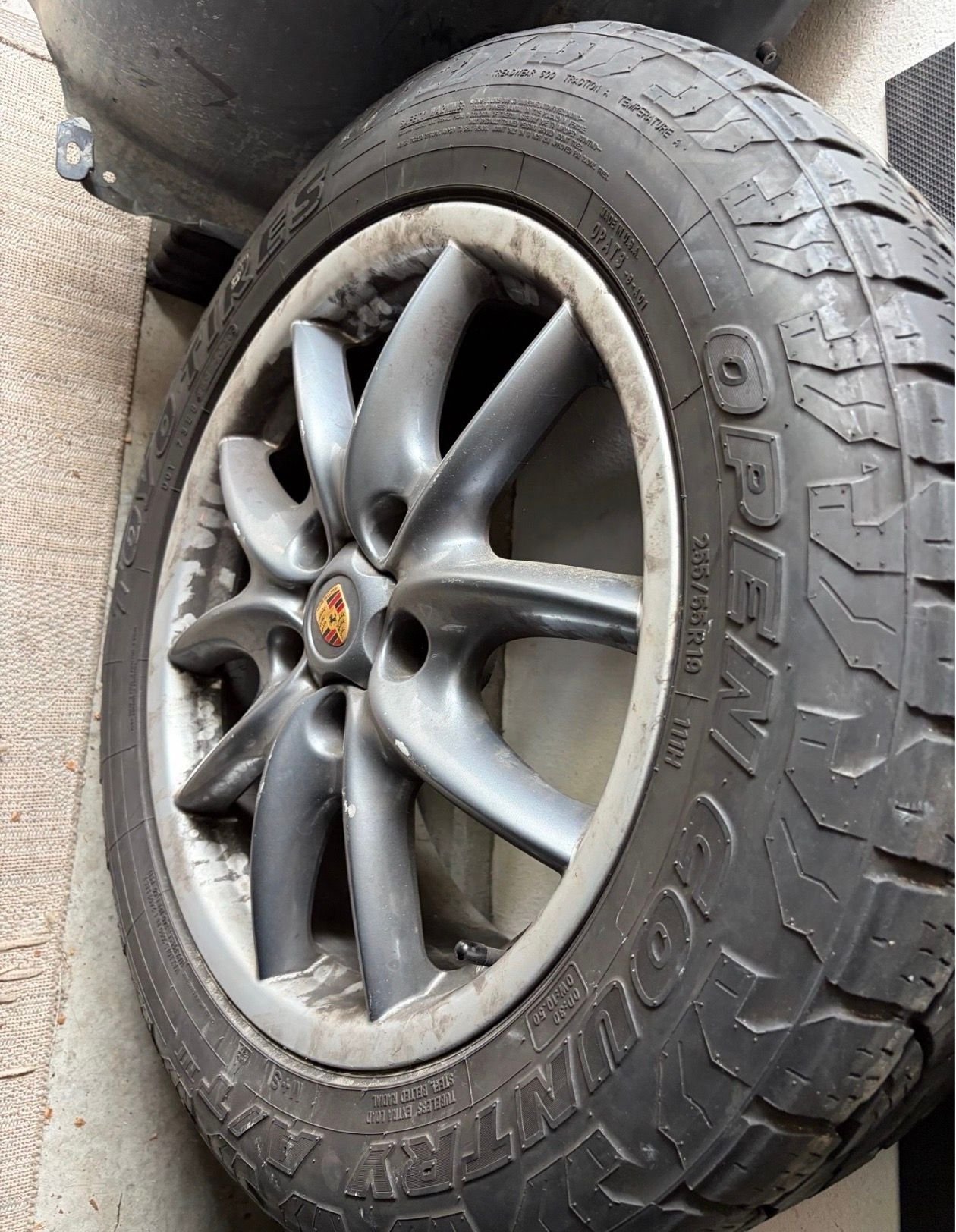 5 OEM Cayenne Turbo S Tires and Wheels - Rennlist - Porsche Discussion ...