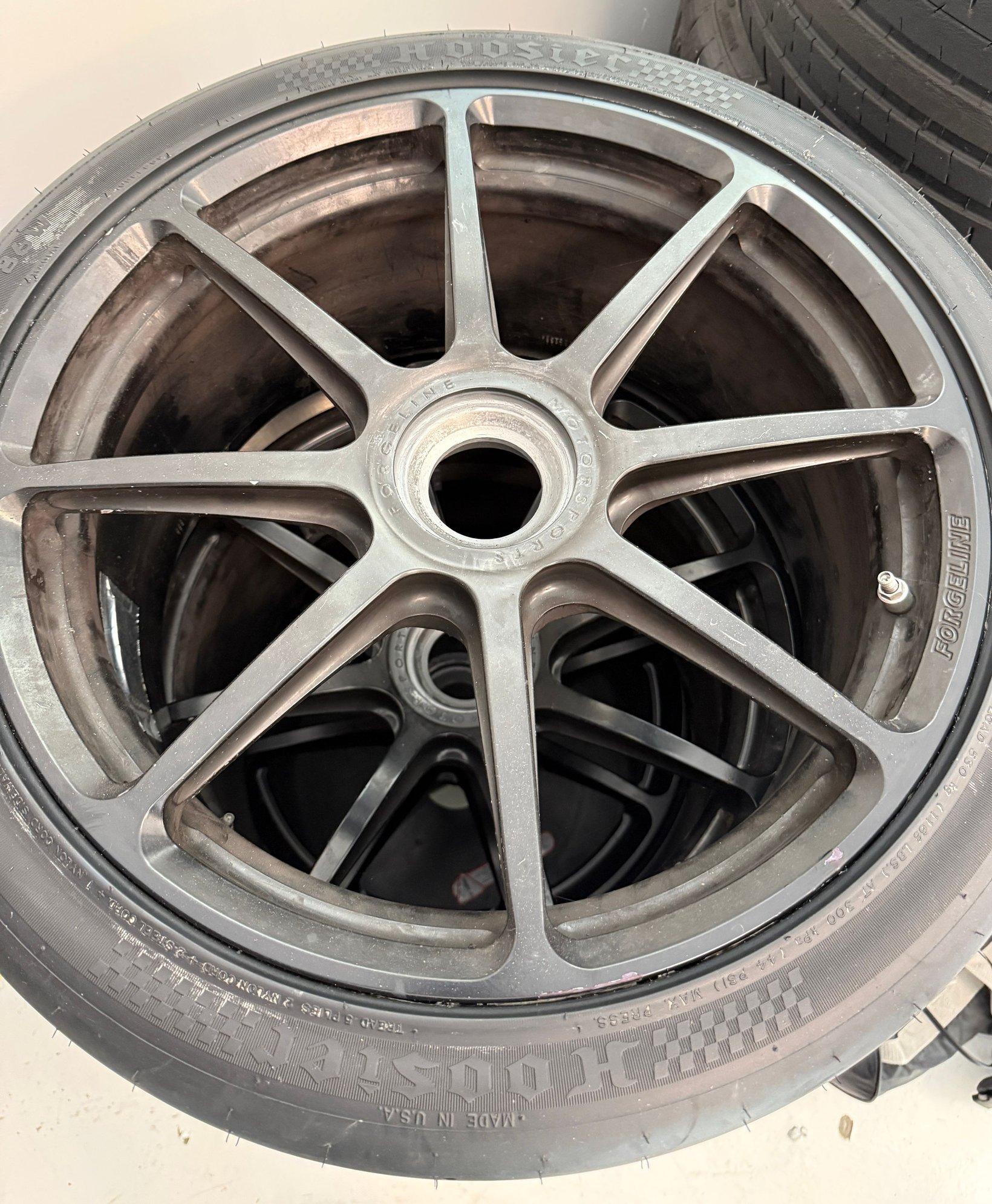 Forgeline GE1R 19" wheels for 991 GT3 with Brand New Hoosier R7's ...
