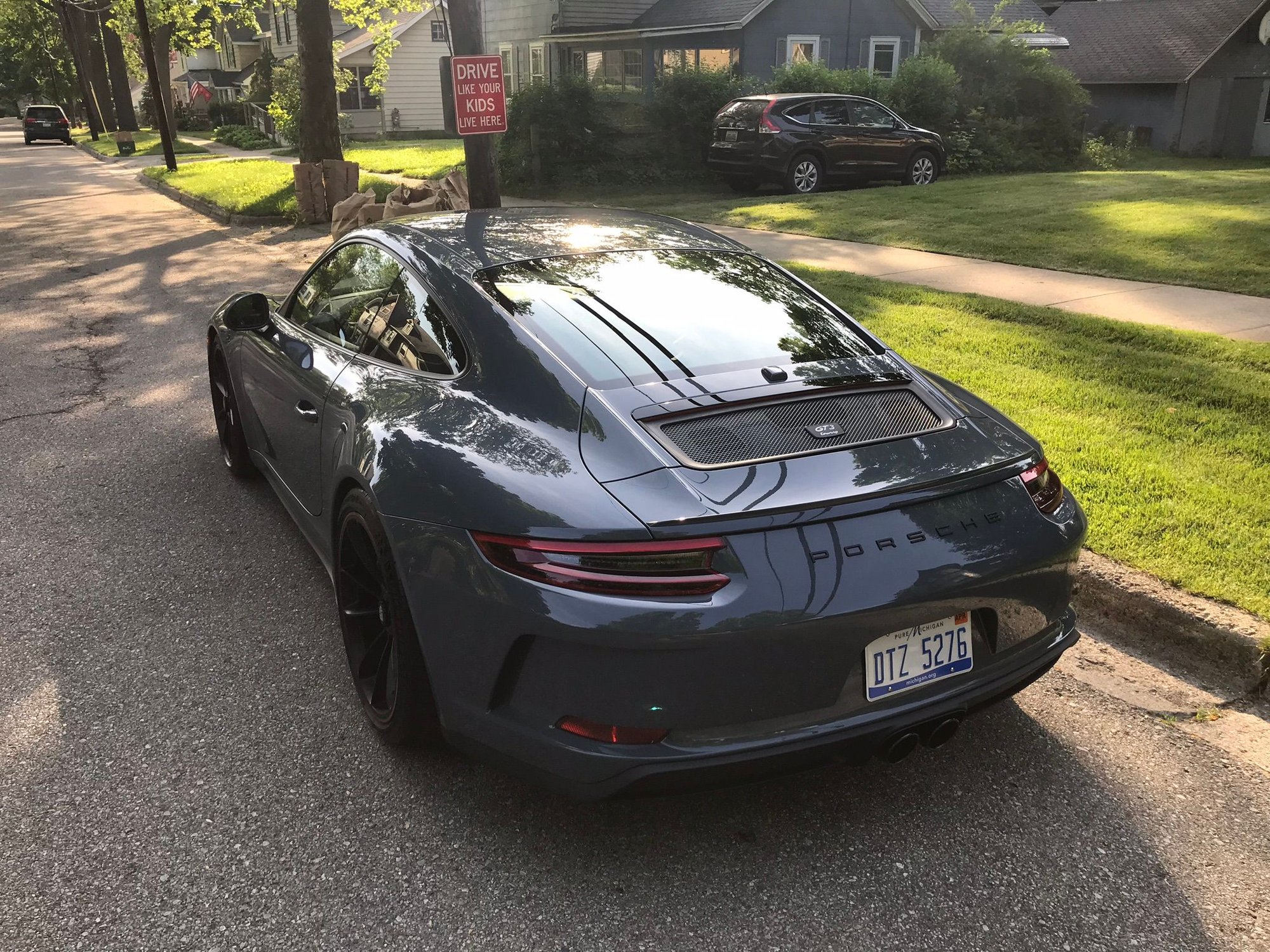 2018 GT3 Touring Graphite Blue Metallic 6 Speed Buckets 900 Miles 164k ...