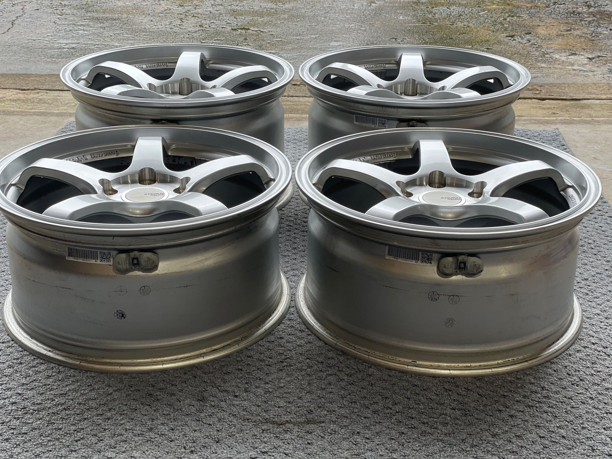 JDM ADVAN TC3 Wheels 18x8.5 18x10 Cayman, Boxster, 993, 996, 997 ...