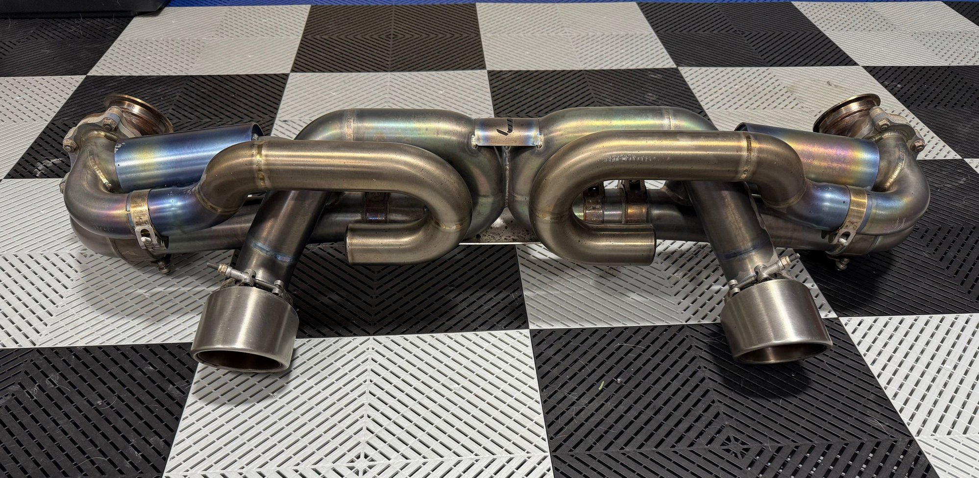JCR Valved Titanium Race Pipe w/ Inconel Rolled Tips - Rennlist ...