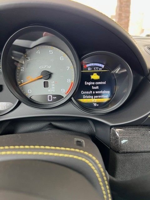 Engine Control Fault message - Rennlist - Porsche Discussion Forums