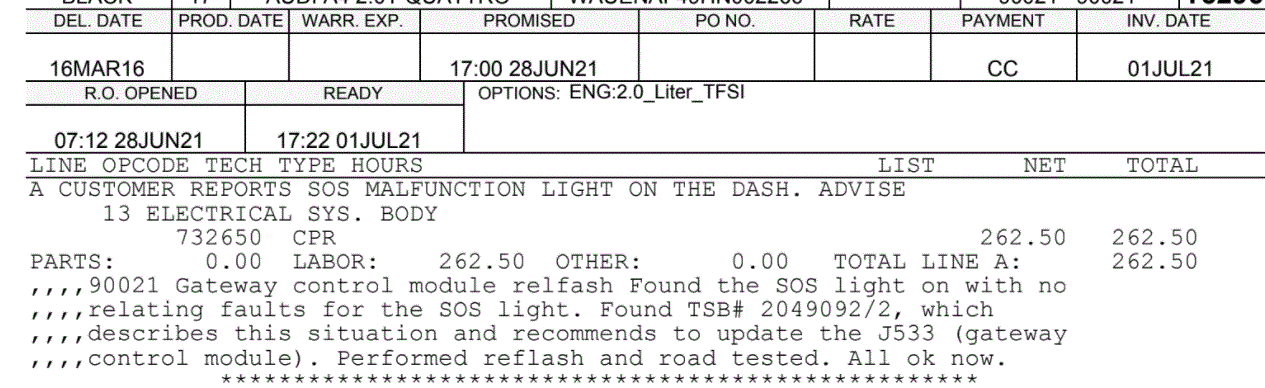 Emergency Call Malfunction - Page 7 - AudiWorld Forums