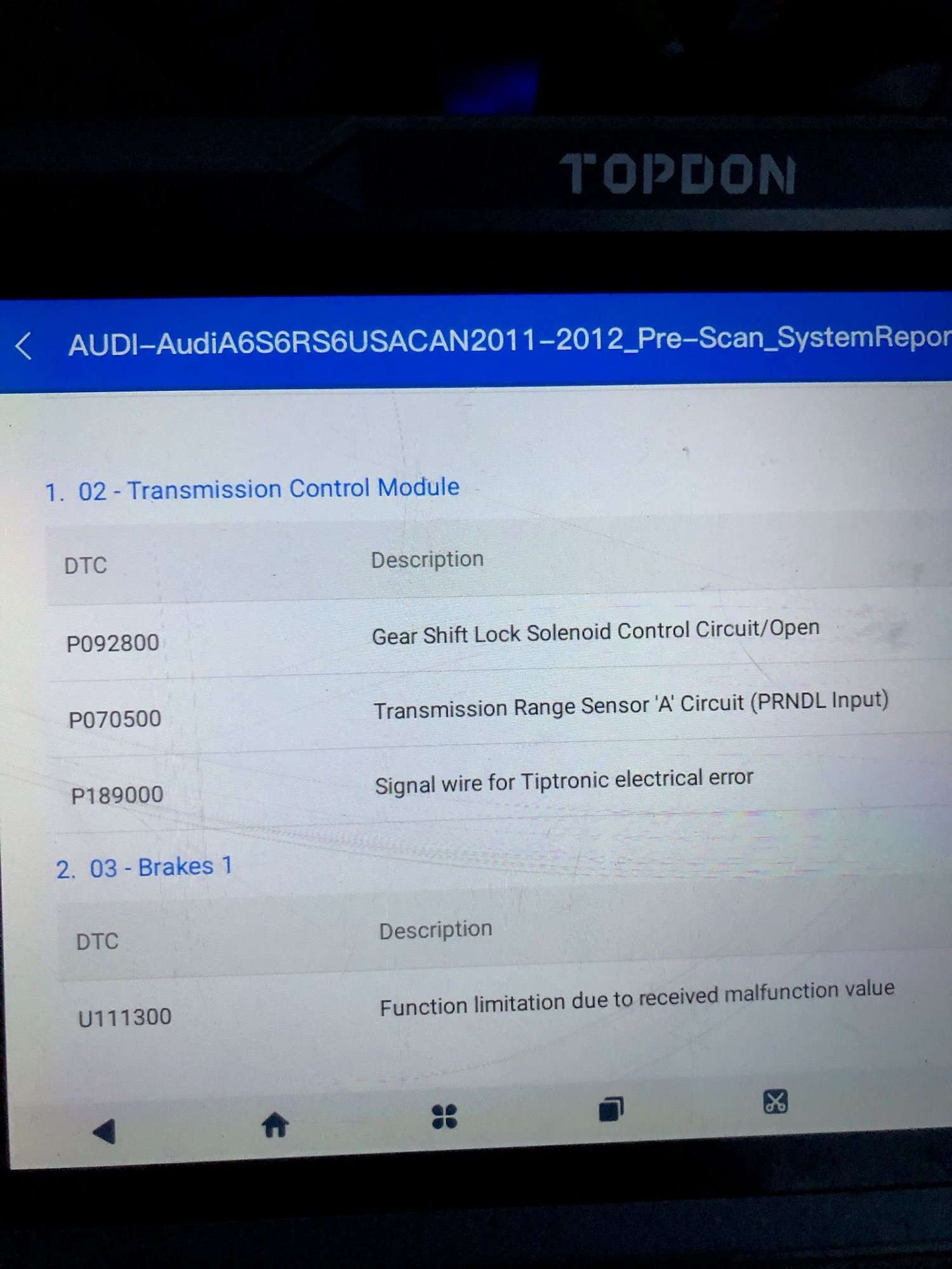 Need help finding parts for these codes - AudiWorld Forums