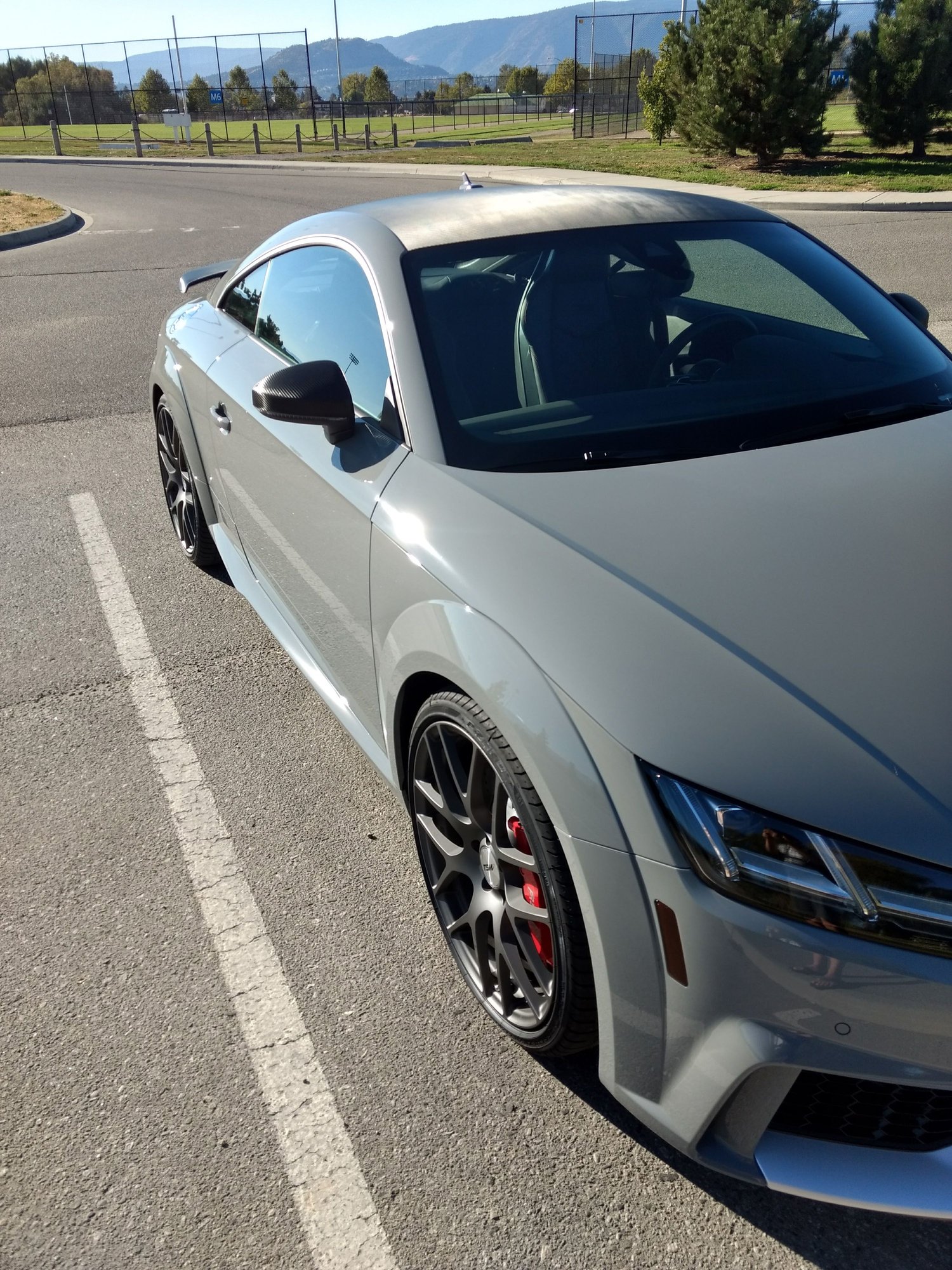 TTRS: Wrapped roof, spoiler, mirror caps, blacked out badges, tinted ...
