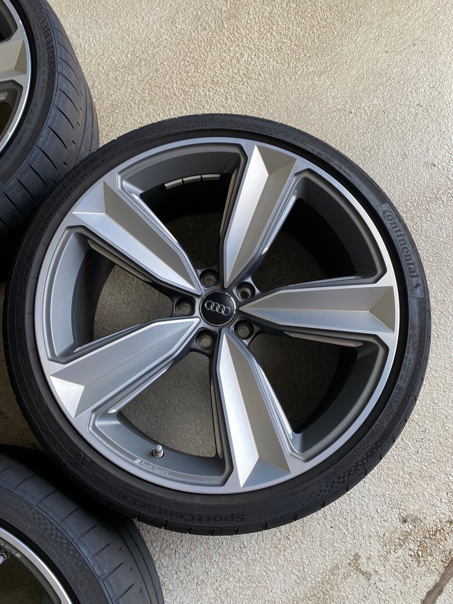 GENUINE AUDI RS5 20x9 20" ET22 OEM WHEELS & USED TIRES SET OF 4 ...