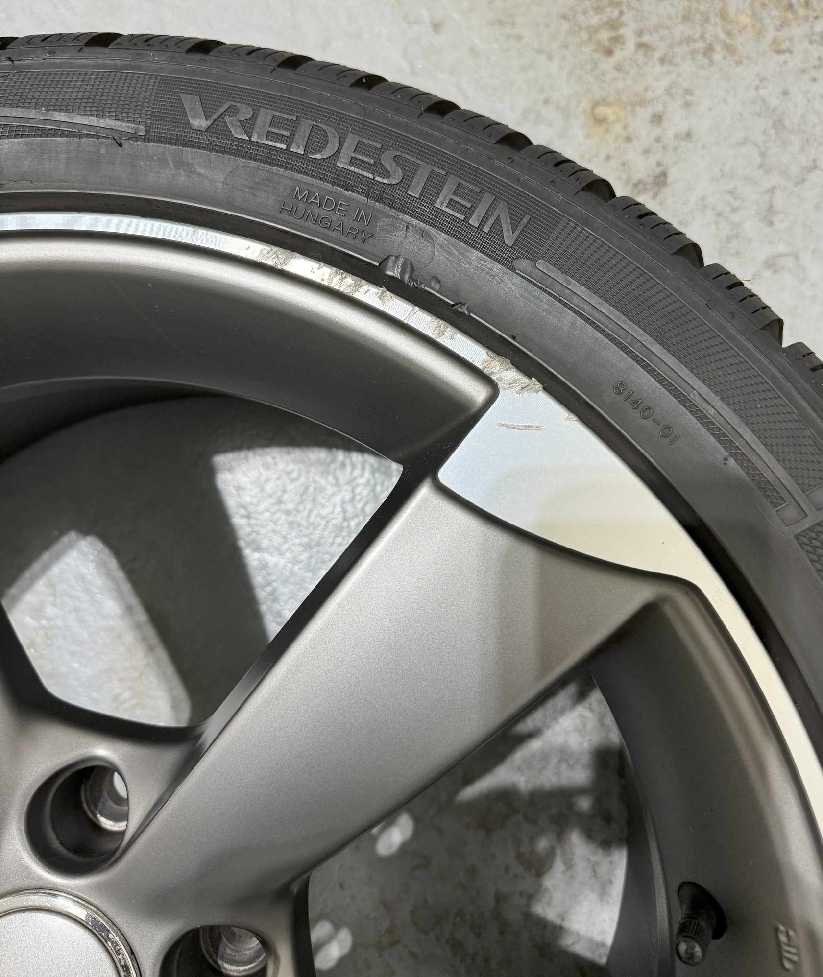 18" Winter Wheels & Tires (4) - Vredstein Wintrac Pro, Andros R9 245 ...