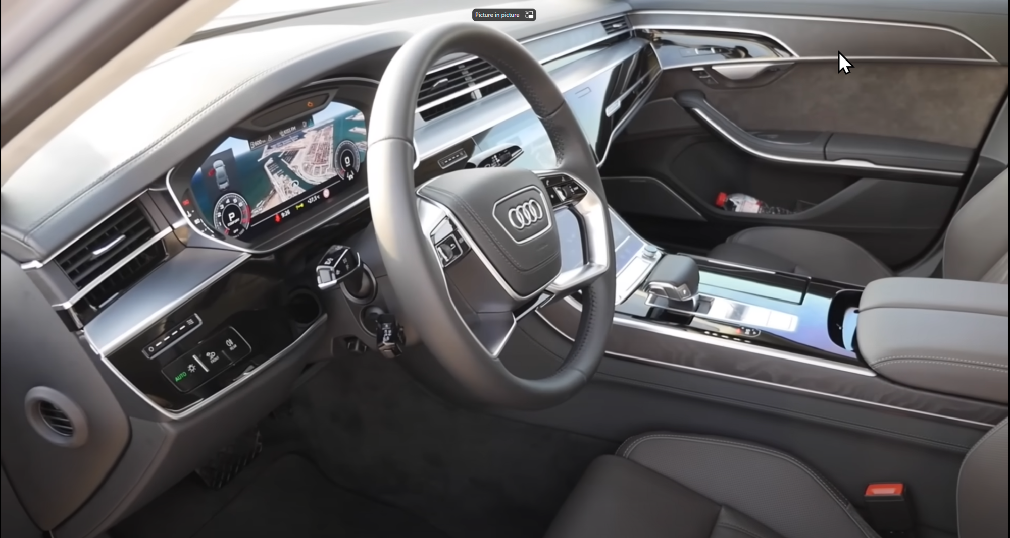 Piano black steering wheel stalks + stitched lower door cards for US D5 ...