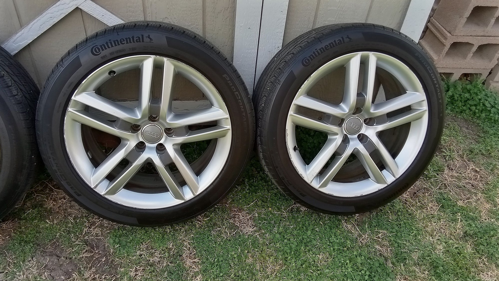Audi 5 x 112 Wheels 19 x 8.5 ET45 w/New Continental Procontact GX 245 ...