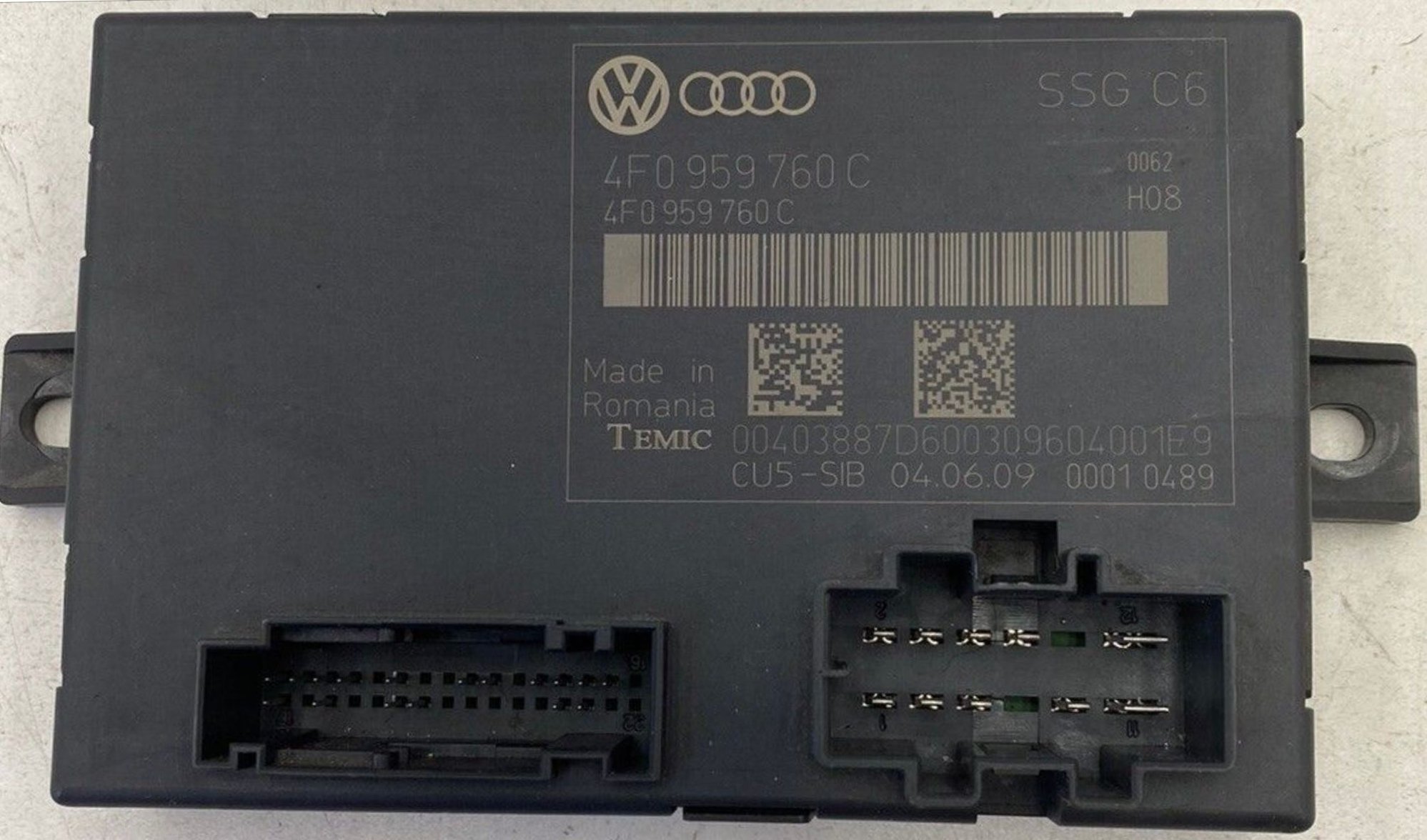 Component Protection DTC after replacing Seat Controller - AudiWorld Forums
