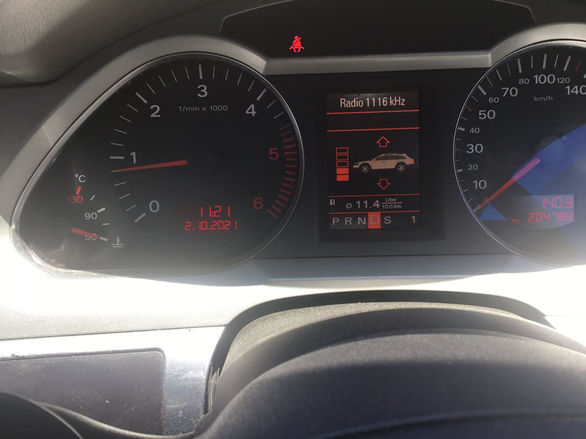 2008 Allroad. Suspension Level Light Stays on. - AudiWorld Forums