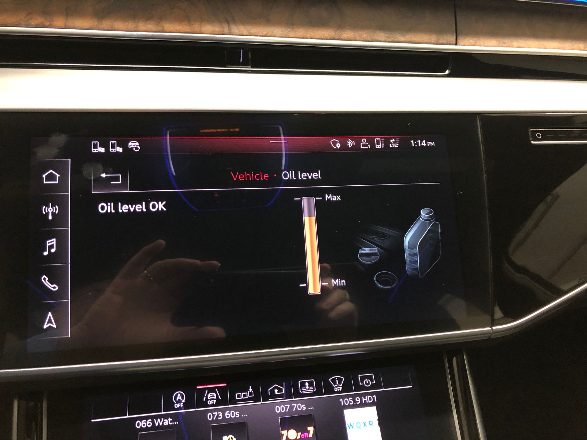 How do you read the OIL level - AudiWorld Forums