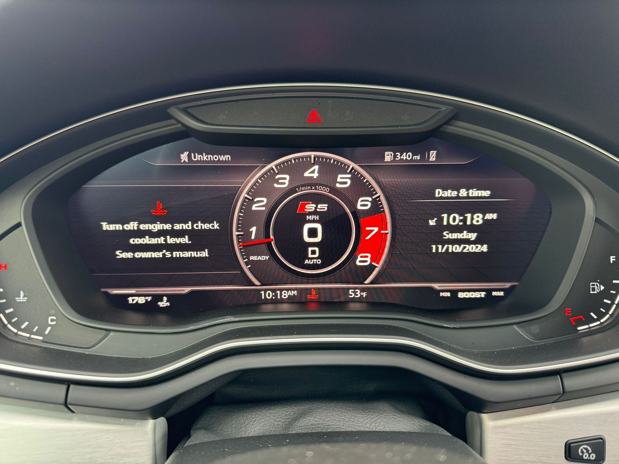 Audi warning for low coolant - AudiWorld Forums