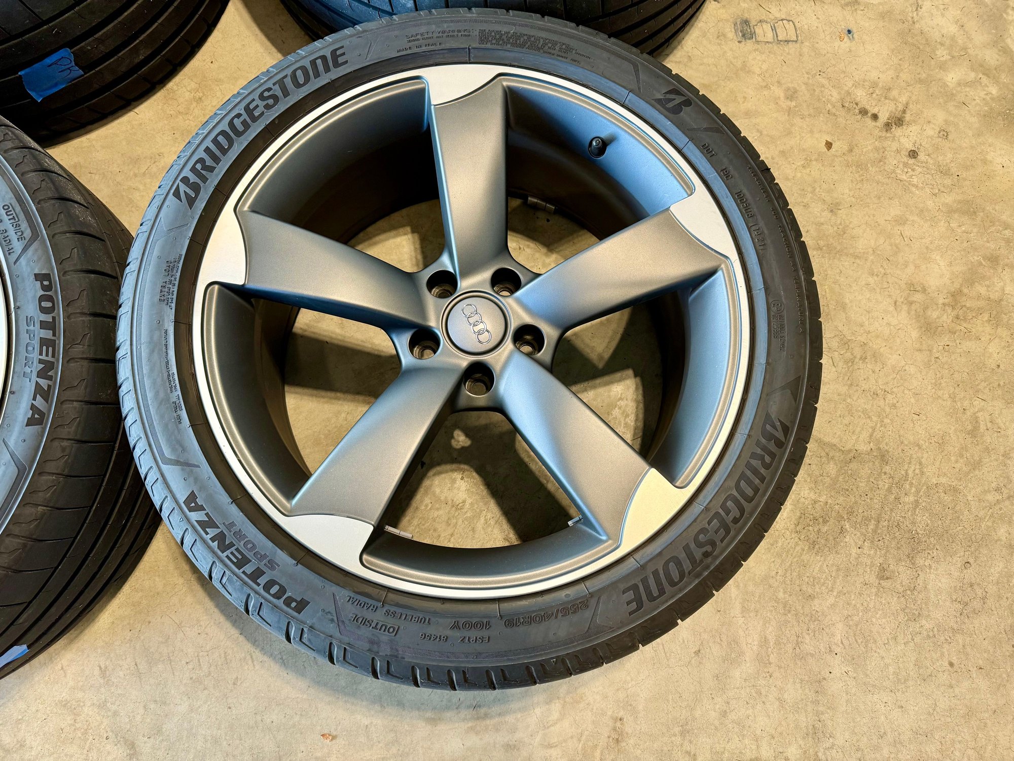 FS: (4) 19x8.5 et25 Hartmann Rotor Reps with 255/40/19 Potenza Sport ...