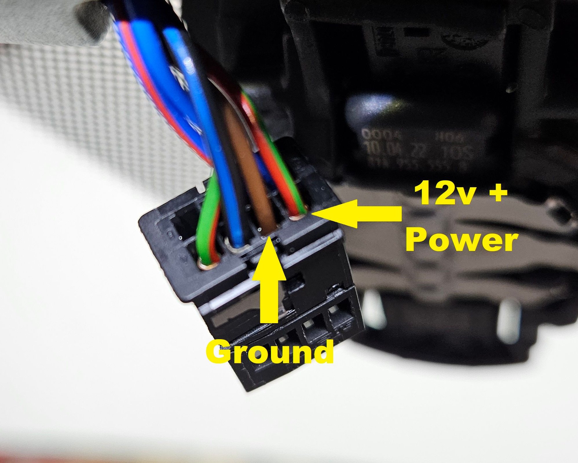 Mirror tap wires - AudiWorld Forums