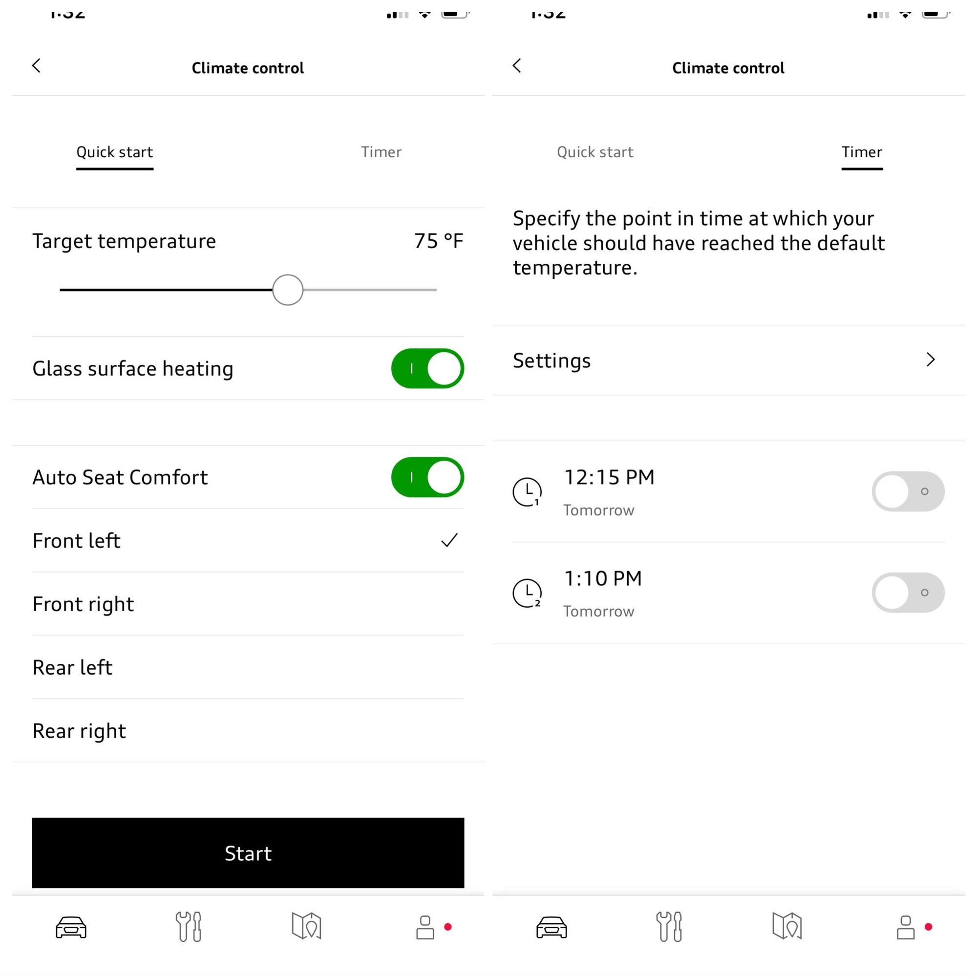 Climate Control Timer Update - AudiWorld Forums