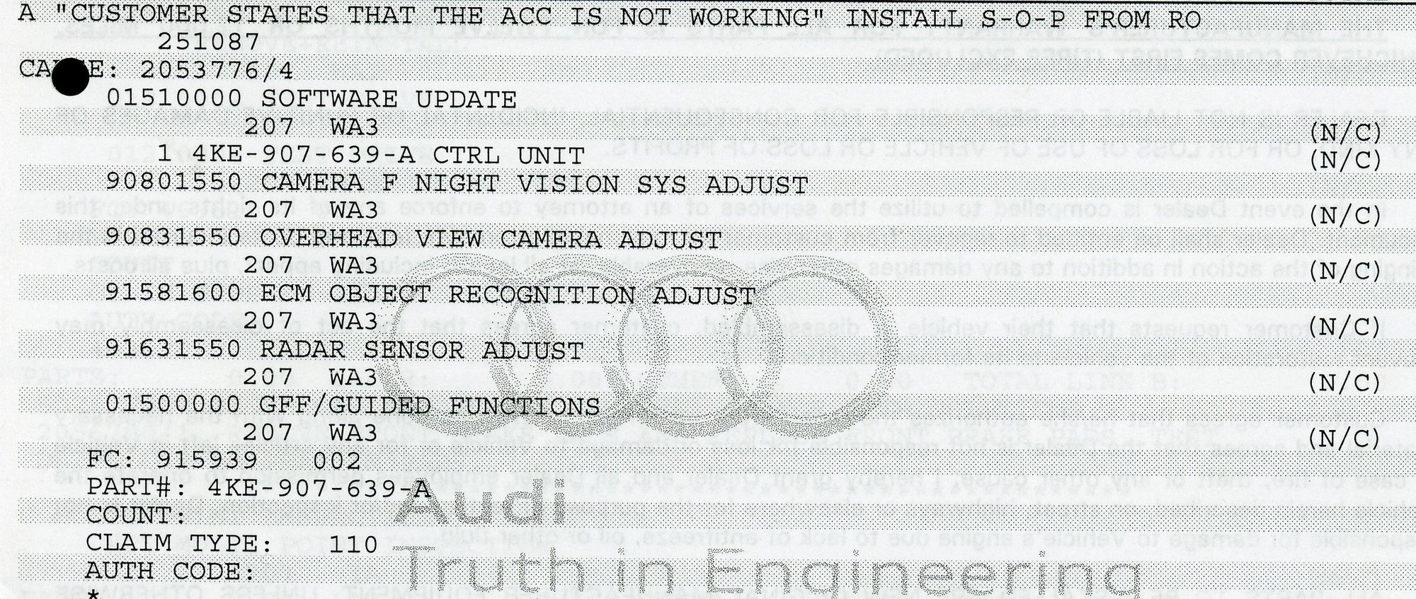 Adaptive cruise malfunction - Page 2 - AudiWorld Forums
