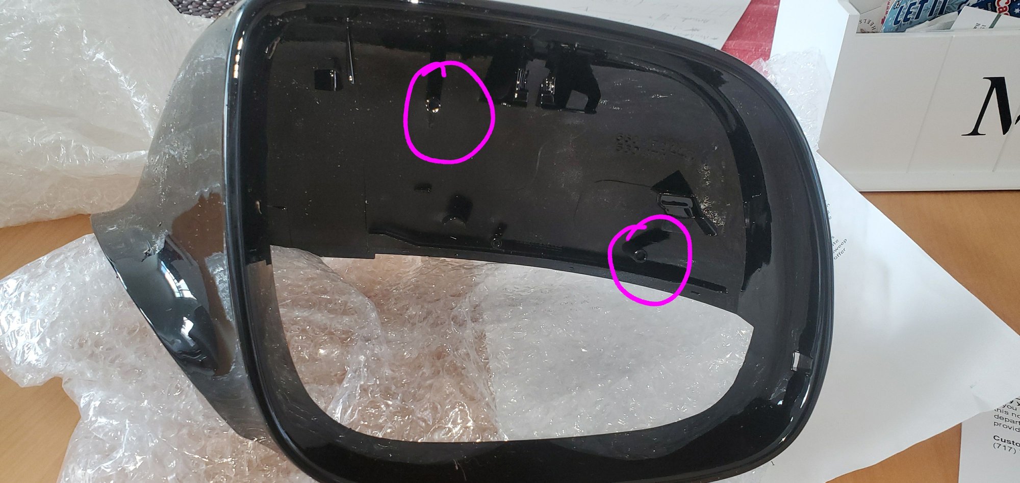 Replacing passenger side mirror cap on 2013 Q5 - AudiWorld Forums