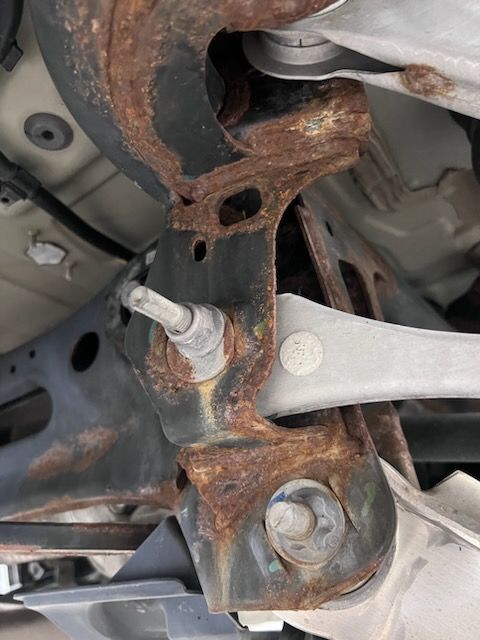 Beware: RUST rear subframe & front control arms(2017) - AudiWorld Forums