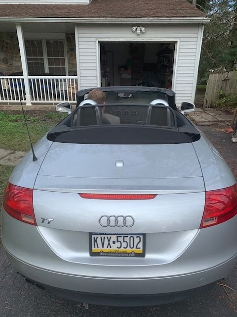 2008 Silver Audi TT 2-door Convertible Coupe, 6-speed S-tronic ...