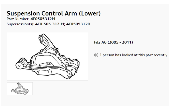 Rear lower control arms - Page 2 - AudiWorld Forums