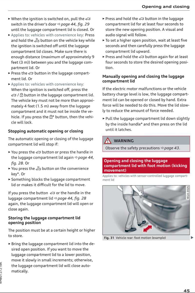 Door Opening & Locking Issue - AudiWorld Forums