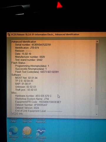 MMI 3G module 5F security login problem logging in via vcp - AudiWorld Forums