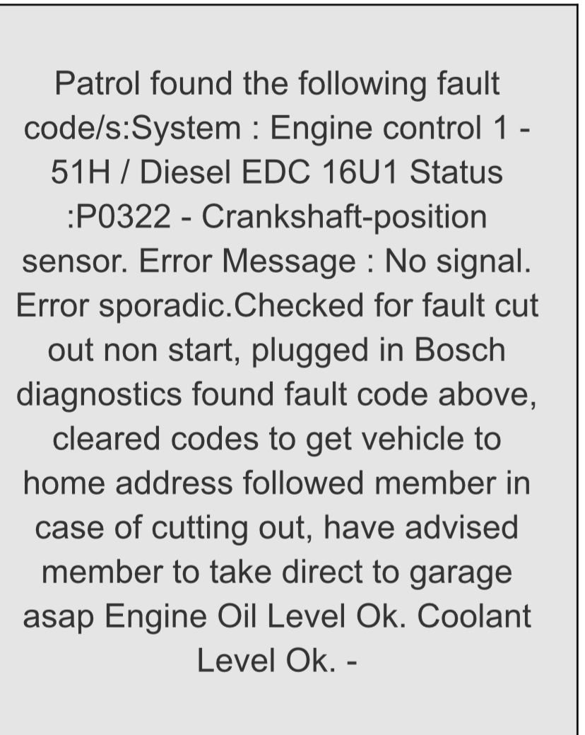 Audi A3 P0322 crank shaft position sensor (05 plate) - AudiWorld Forums