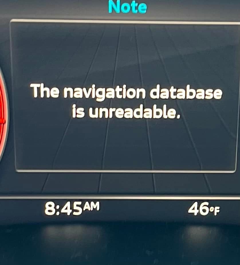 2019 Q7 map/nav issue - AudiWorld Forums