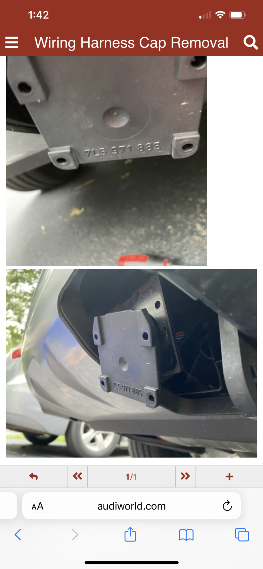 Electrical wiring for trailer cap removal - AudiWorld Forums