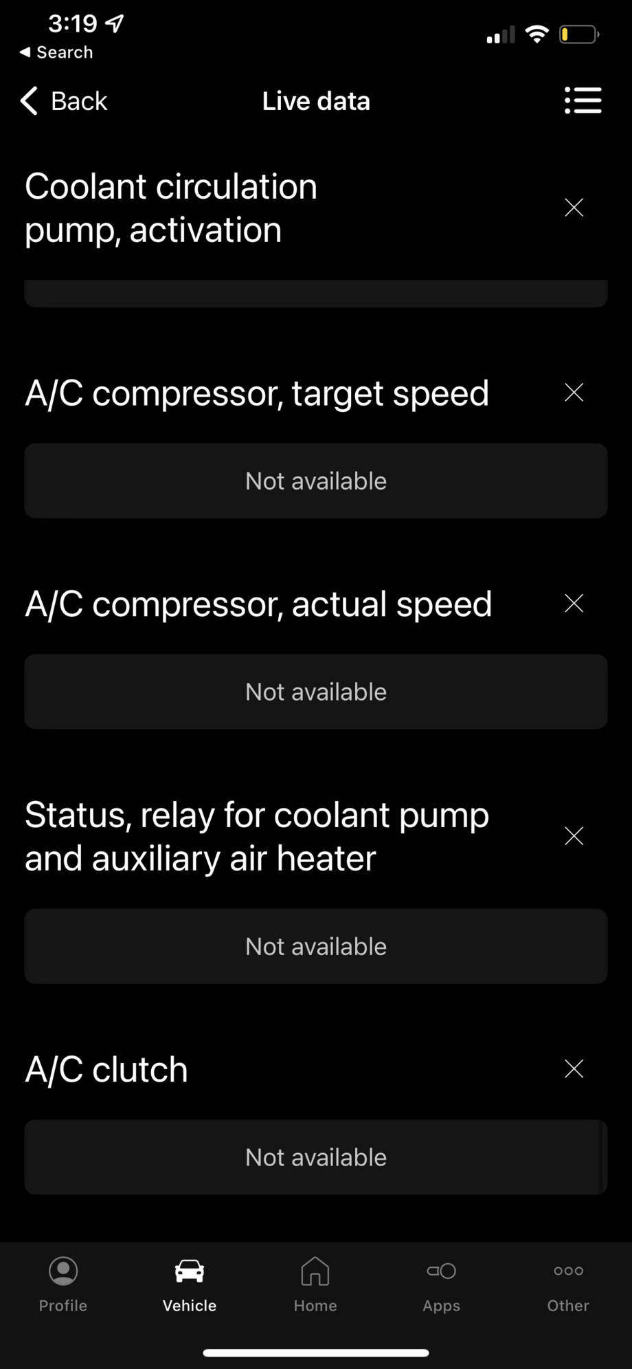 2013 Audi A6 3.0T No A/C; Code for Humidity Sensor and Coolant ...