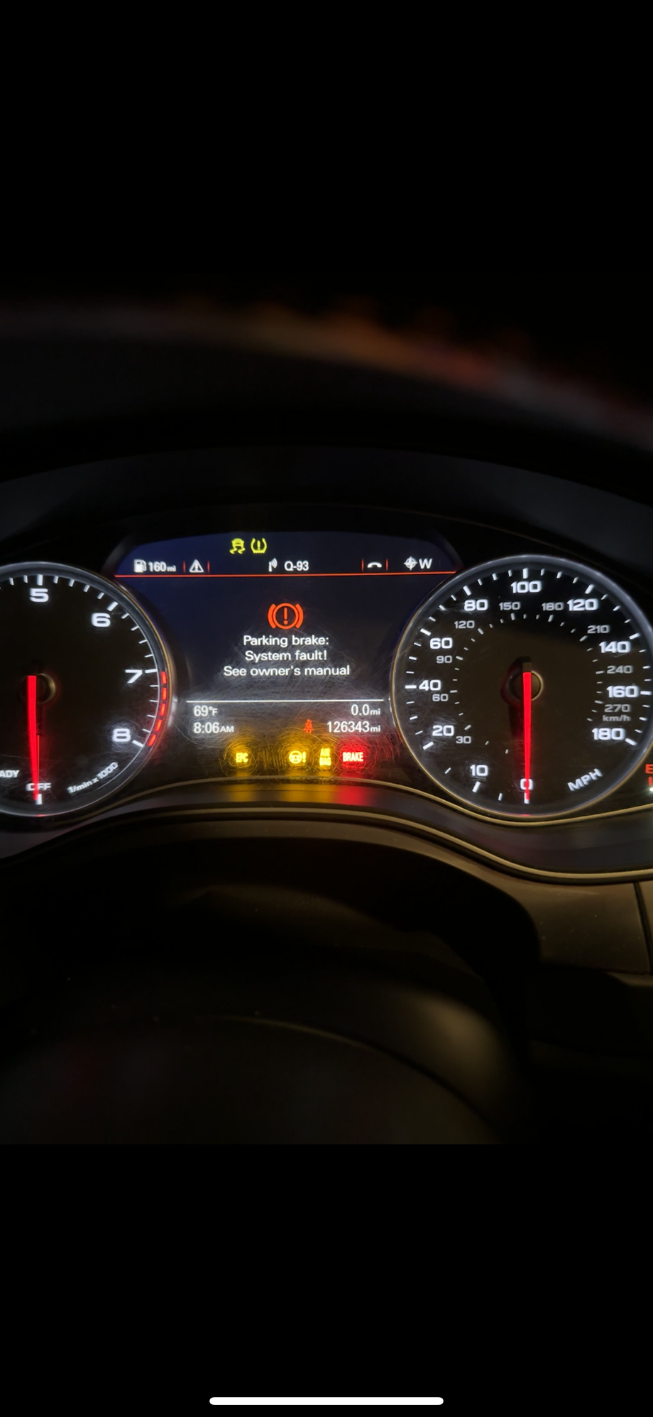 All Warning lights on dashboard and vehicle shuts off immediately after starting - AudiWorld Forums