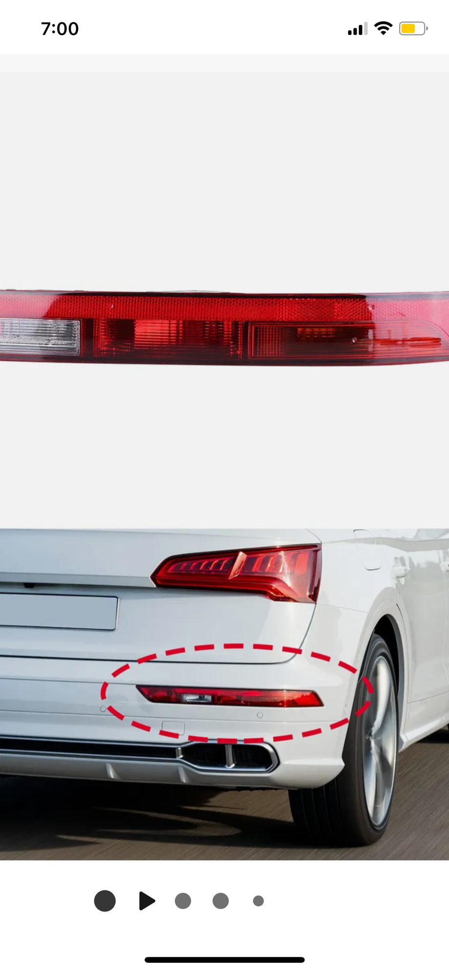2018 SQ5 Rear lower taillight - AudiWorld Forums