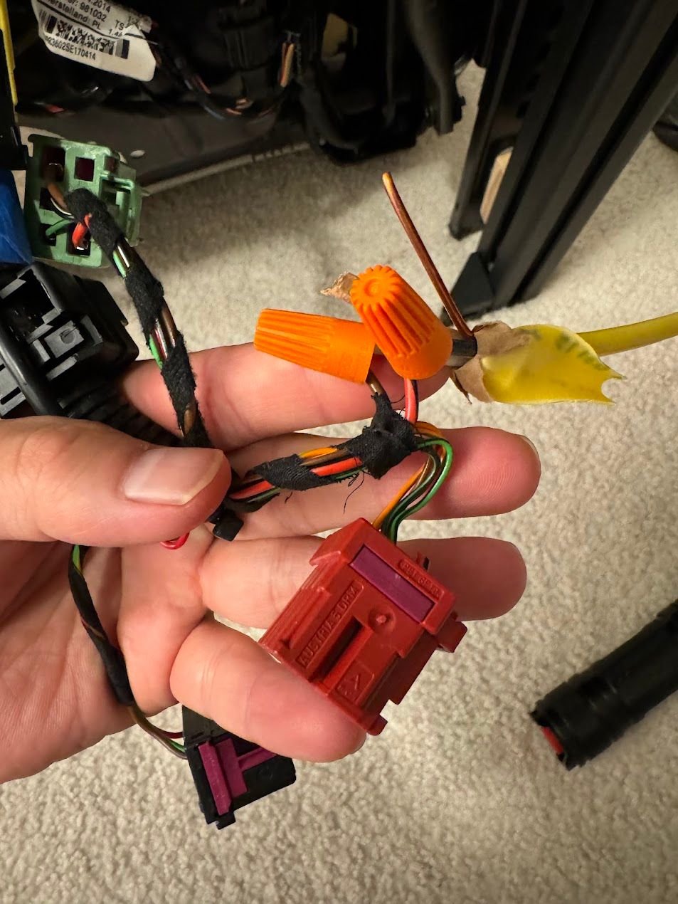 RS Power Seat: all functions stopped except lumbar support with direct ...