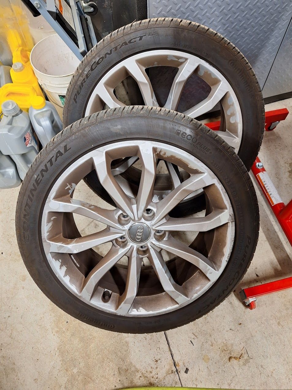 18" Audi A4 Sline Wheels with Continental PureContact Tires - AudiWorld ...