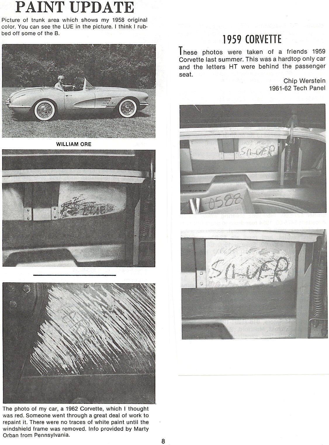 C1 How to find original color codes - CorvetteForum - Chevrolet ...