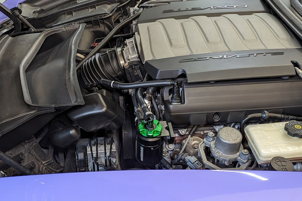 Improved Racing Oil Catch Can Kit for C7 Corvette - CorvetteForum ...