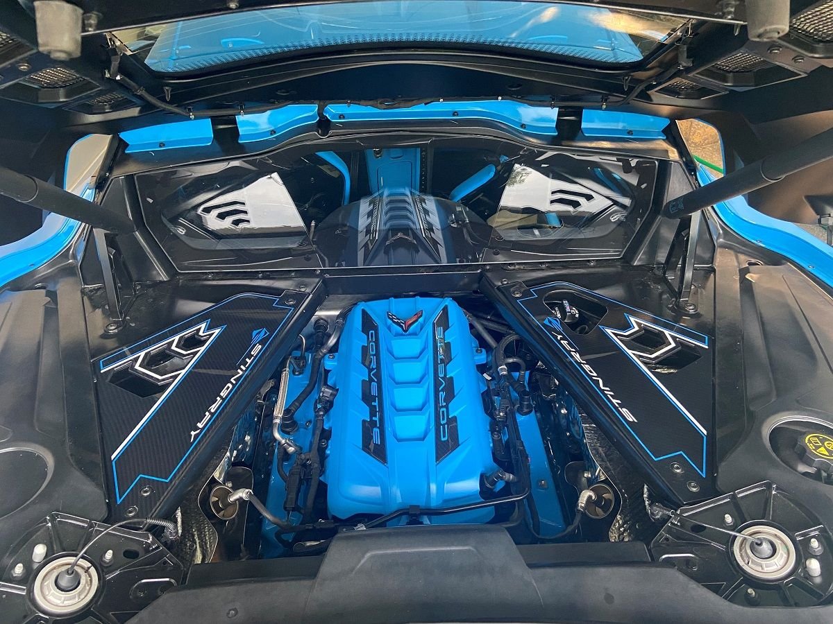 Two Rapid Blue Engine Bay Dress-up Kits Installed! - CorvetteForum ...