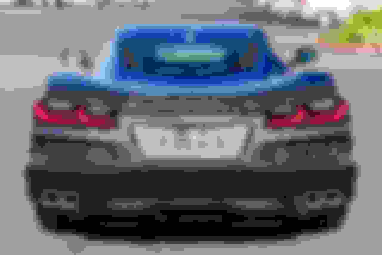 SCP Presents 2020-2024 Corvette C8 Z06 Conversion Rear Bumper Kit ...