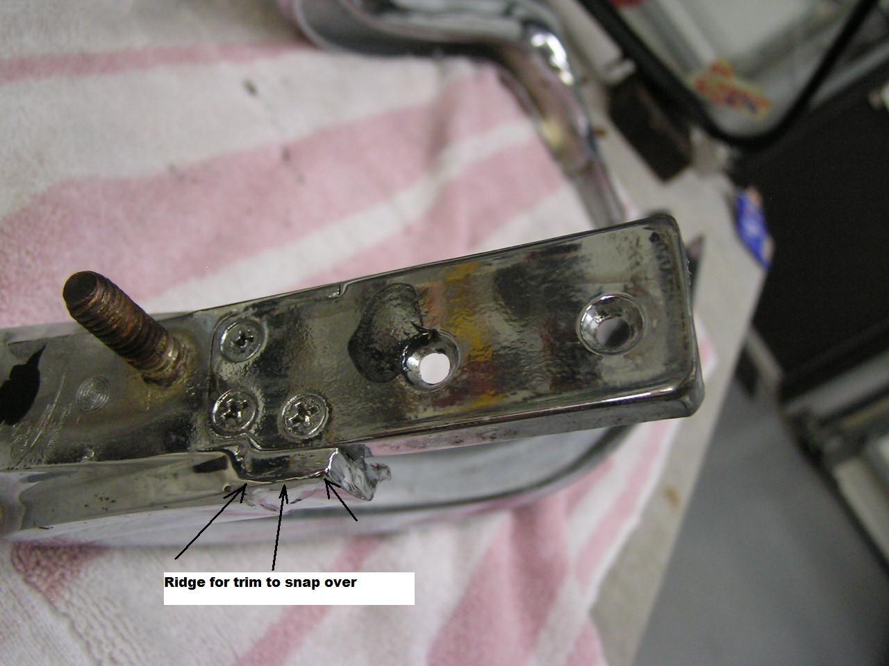 C1 60 c1 windshield frame btm chrome popped off - CorvetteForum ...