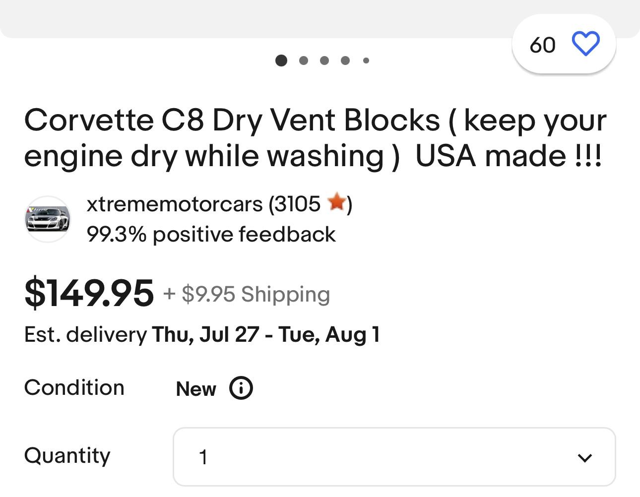 FS (For Sale) c8 Engine Dry Vent Blocks - CorvetteForum - Chevrolet ...