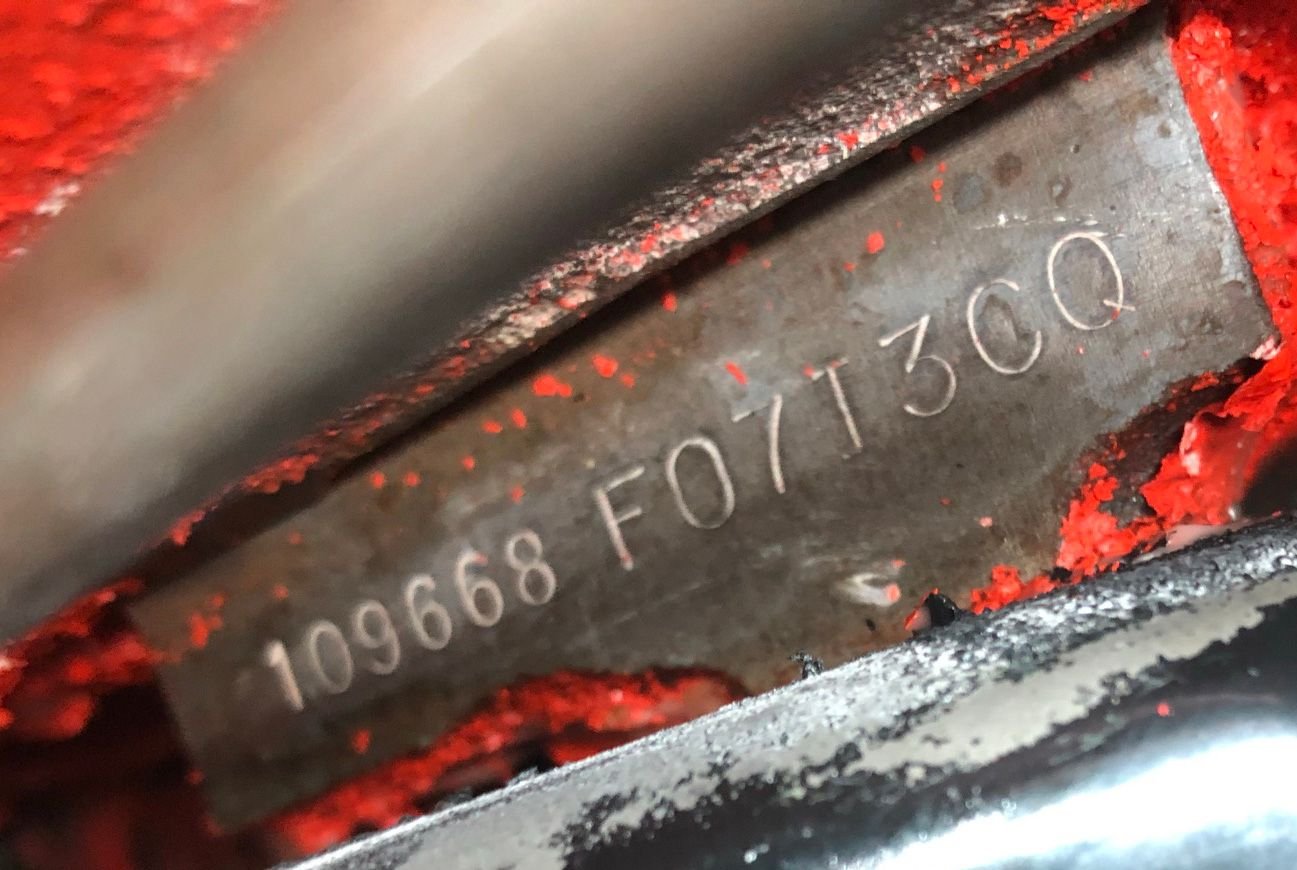 C1 1960 Engine Stamp Pad - Thoughts? - CorvetteForum - Chevrolet ...