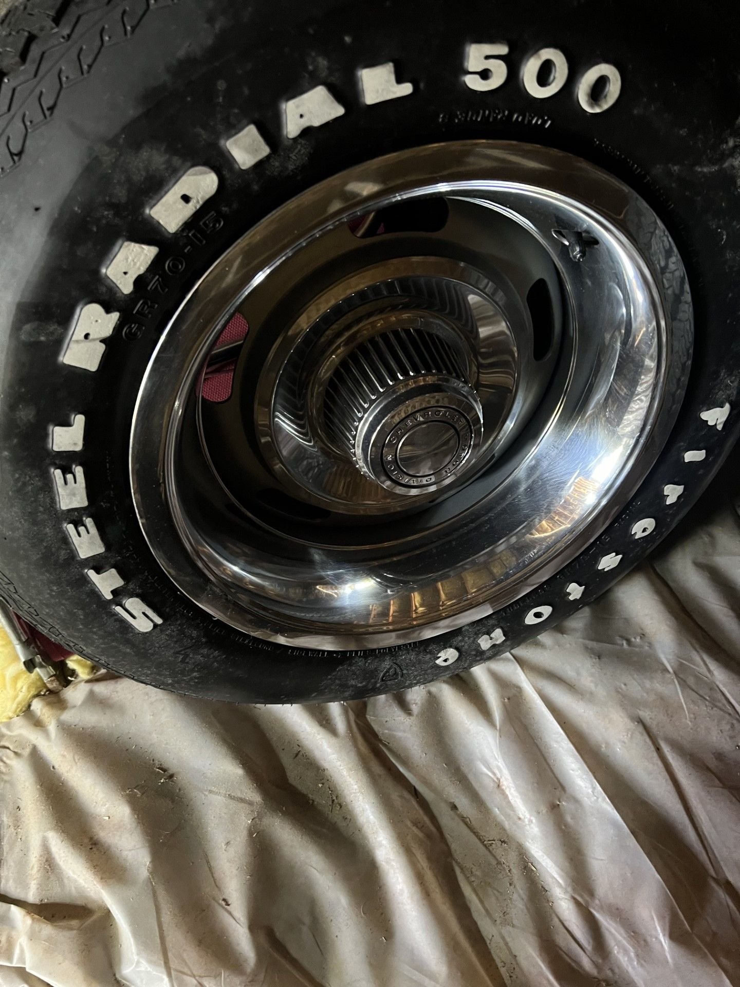 FS (For Sale) 5 Firestone 500 Steel Belted Radial GR70-15 Tires NCRS+ ...