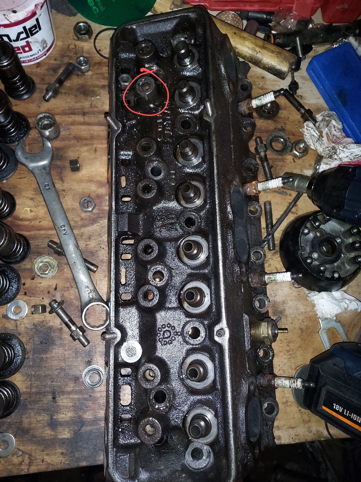 Broken rocker stud boss - CorvetteForum - Chevrolet Corvette Forum ...