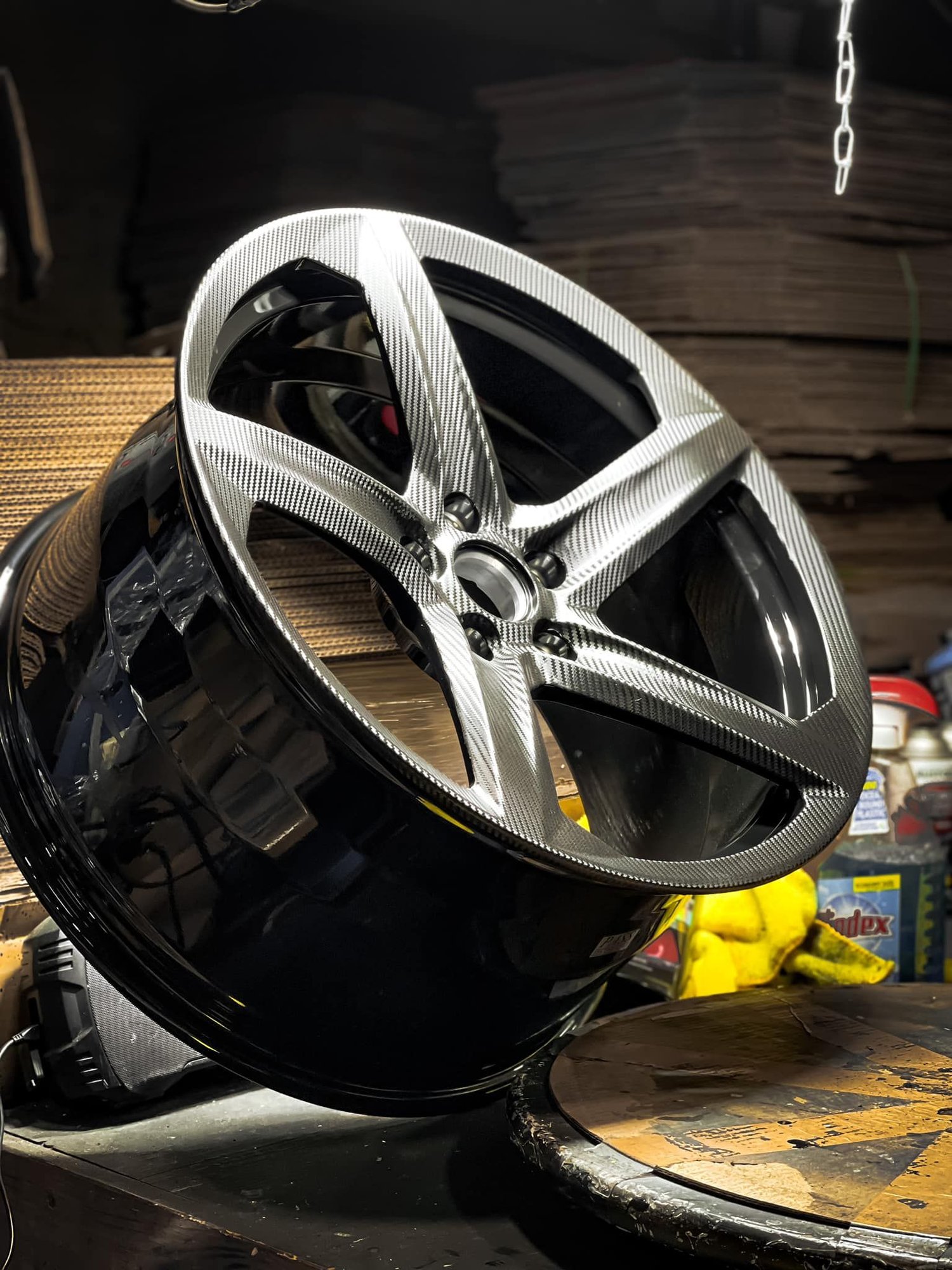 Carbon Fiber wrapped wheels...yeah we had to try MRR wheels ...