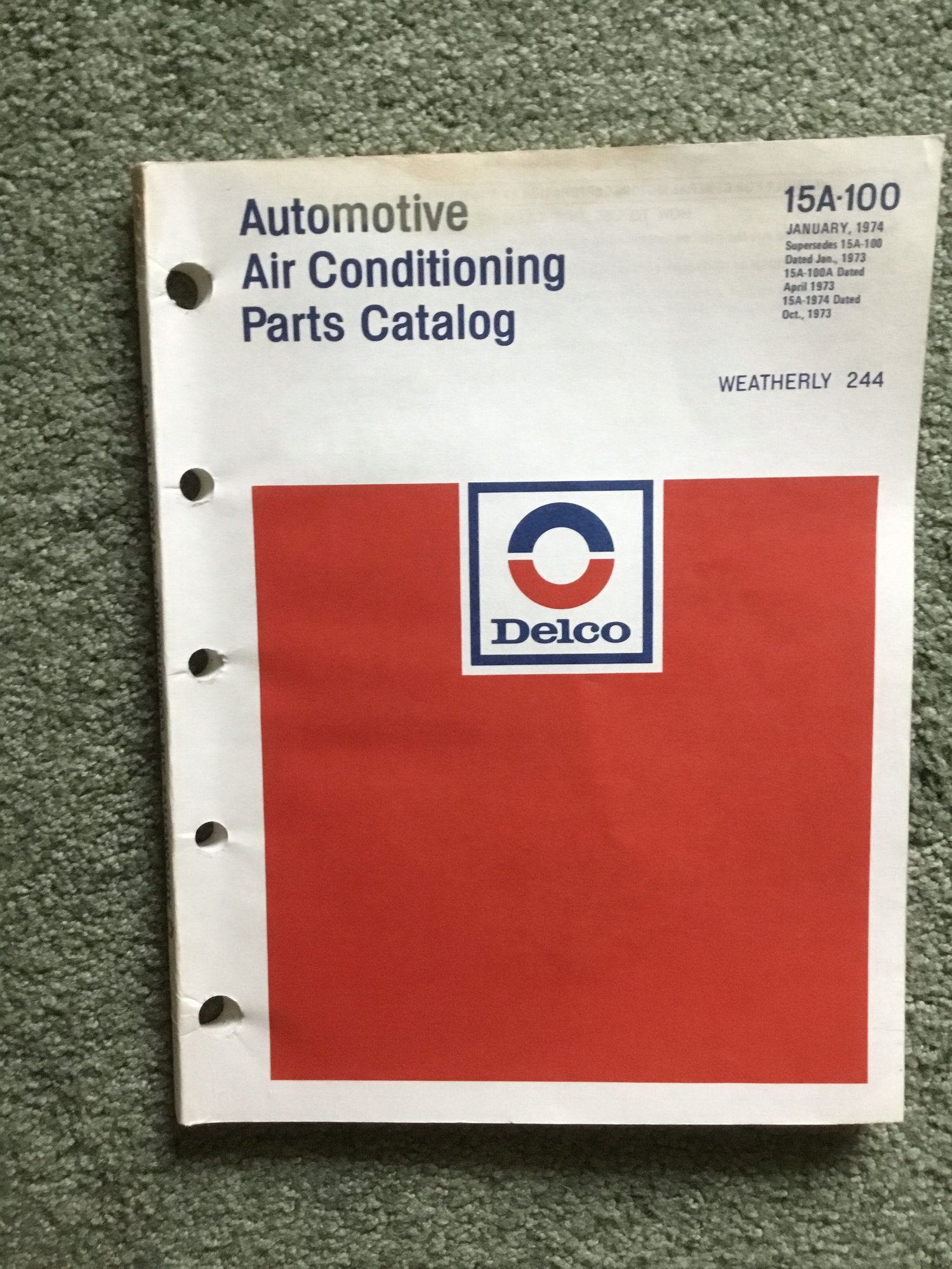 FS (For Sale) GM OEM Delco Parts Manual - CorvetteForum - Chevrolet ...